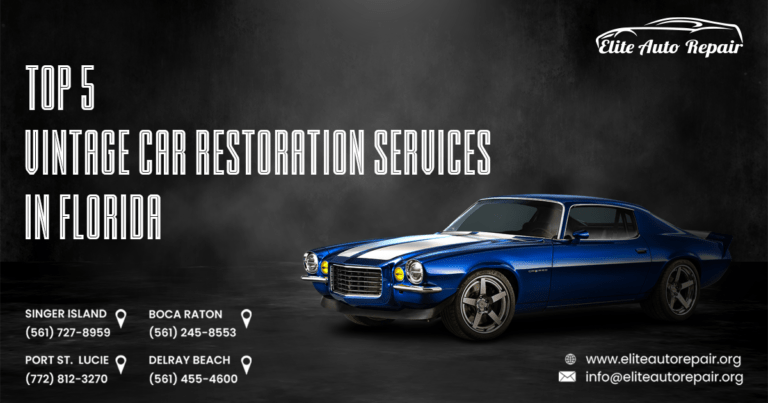 Top 5 Vintage Car Restoration Services in Florida